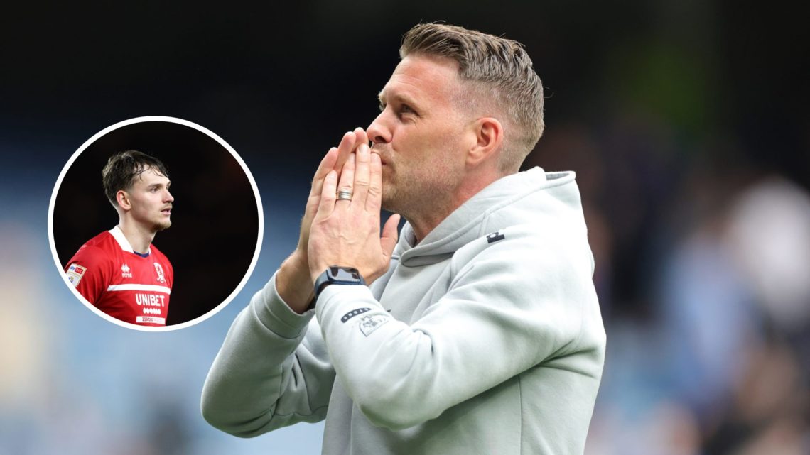 Rob Edwards issues transfer update on Rav van den Berg as Middlesbrough ...